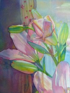 Progressing through a painting | Jeannie Vodden Art