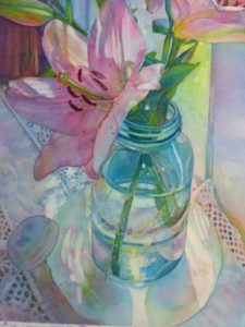 Progressing through a painting | Jeannie Vodden Art